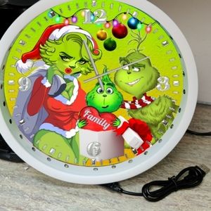 Grinch family | Wall Decor | Grinch Family Clock | Poshmark